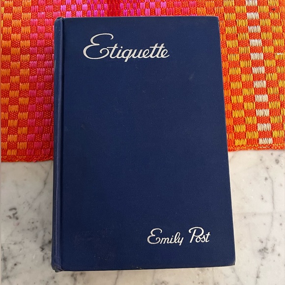 emily post | Accents | Emily Post Etiquette Book Excellent Vintage ...